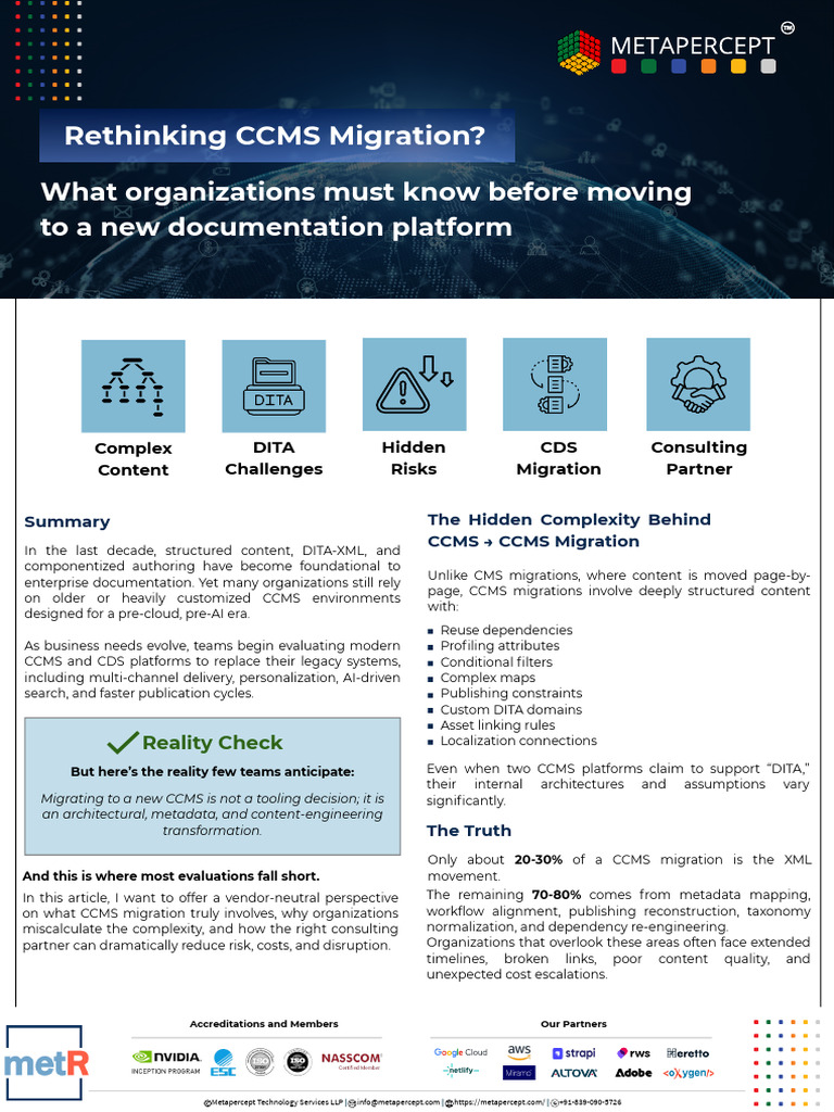 CCMS Migration: Challenges & Solutions | PDF | Metadata | Computing