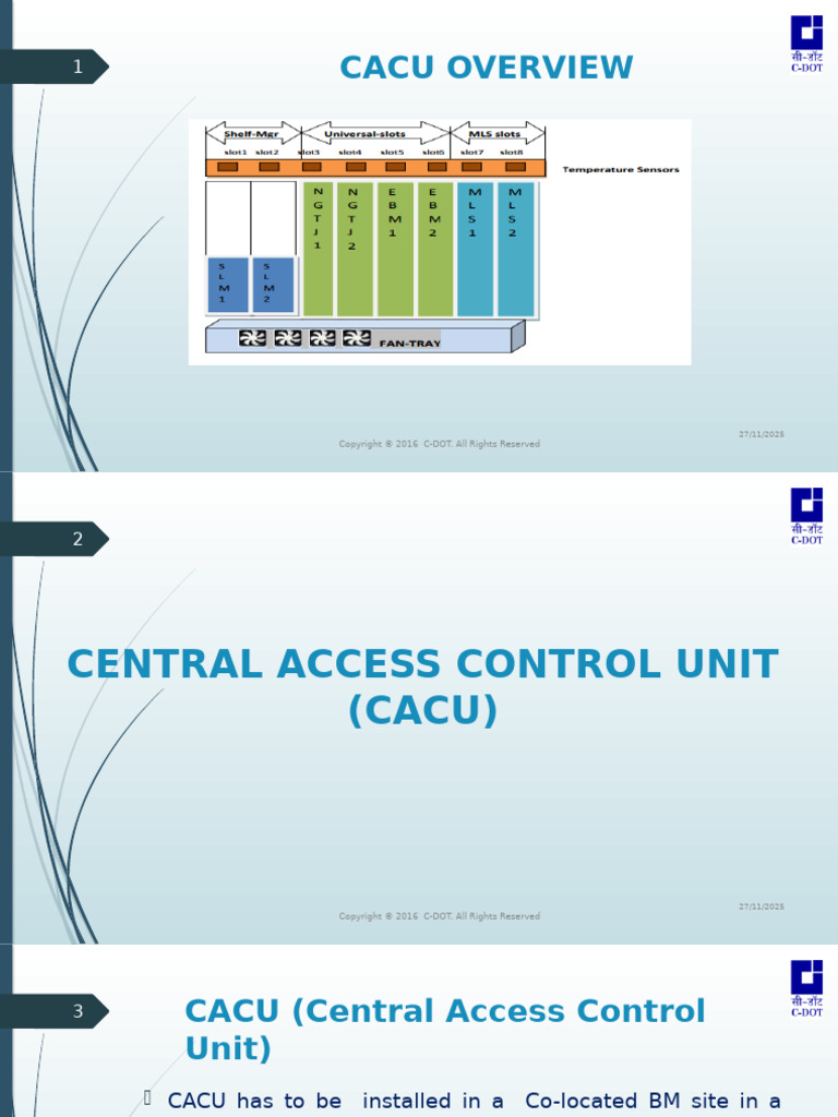 CACU Overview | PDF | Public Switched Telephone Network | Computer ...
