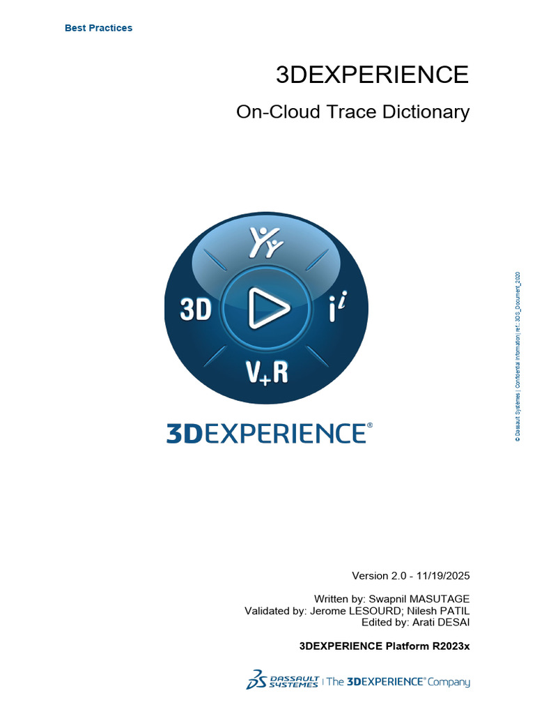 3DEXPERIENCE On-Cloud Trace Guide | PDF | Windows Registry | Computer File