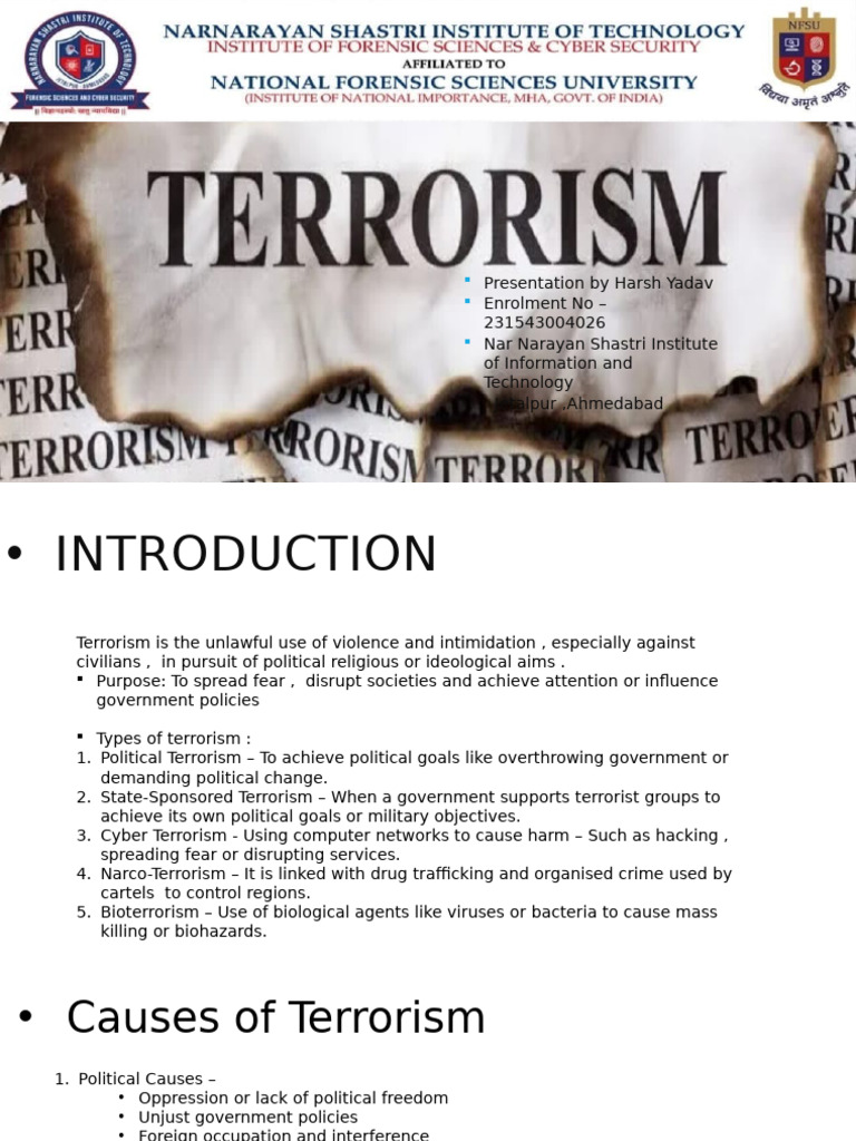 Terrorism & Its After Effects | PDF | Al Qaeda | World Politics