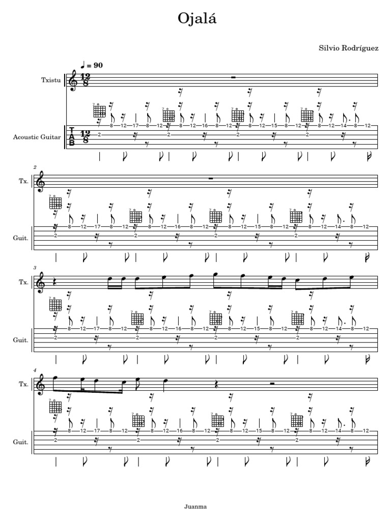 Ojala | PDF | Spanish Language Music | Songs