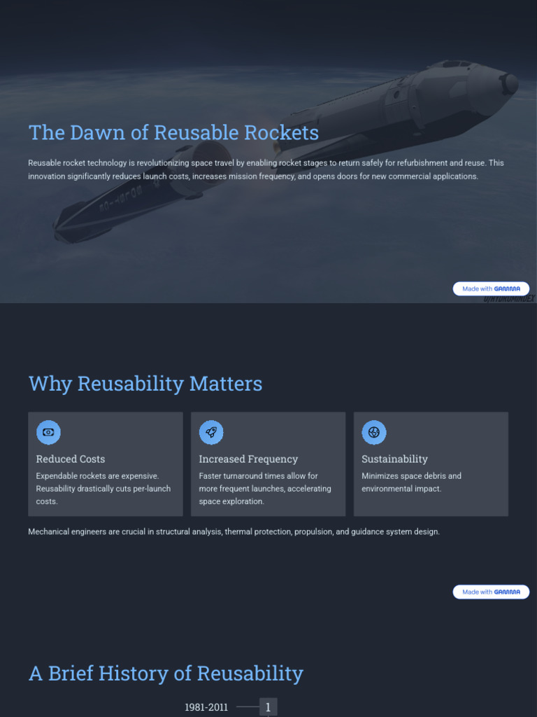 The Dawn of Reusable Rockets | PDF | Atmospheric Entry | Rocket