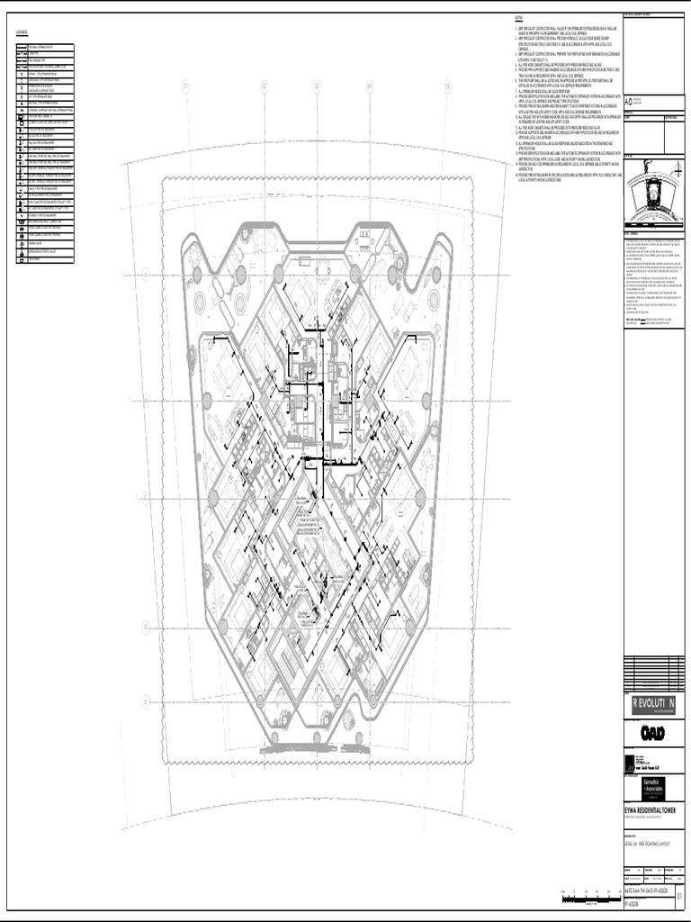 4692 Saa TW 04 D FF 43208 01 Level 04 Fire Fighting Layout | PDF | Fire ...