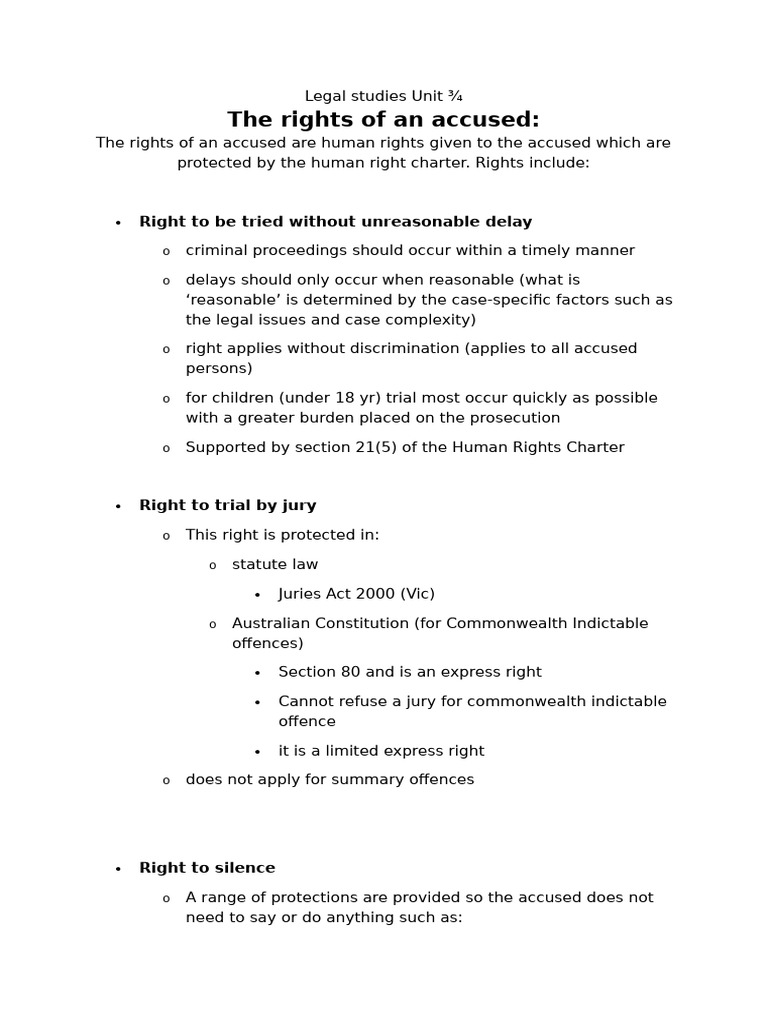 Legal Studies Unit | PDF