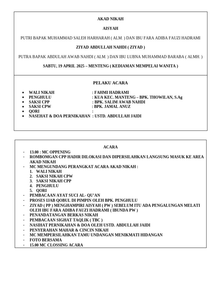 Cue Card Mc Shibra | PDF