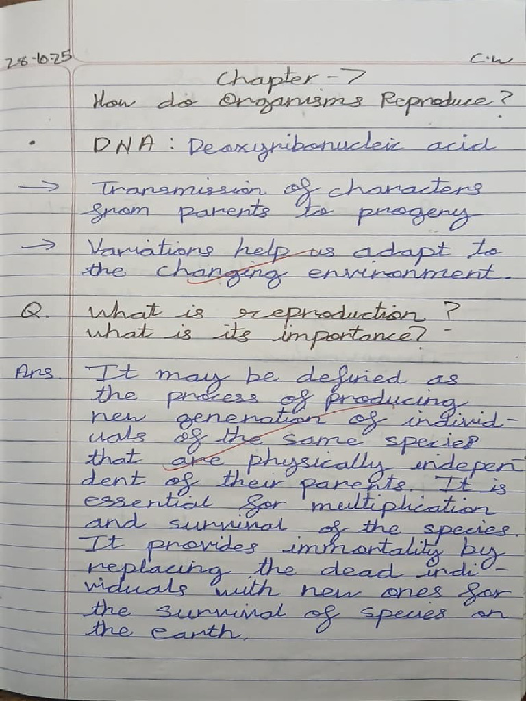 Chapter-7 How Do Organisms Reproduce | PDF