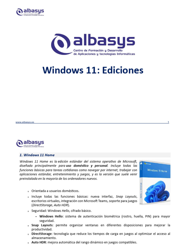 Ediciones de Windows 11 | PDF | Windows 10 | Microsoft