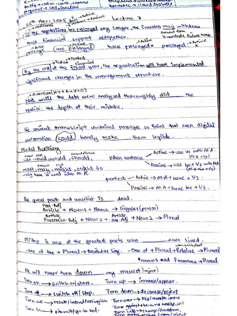 Verbal Reasoning Notes (Lecture 7) (Muskan Hashim) | PDF