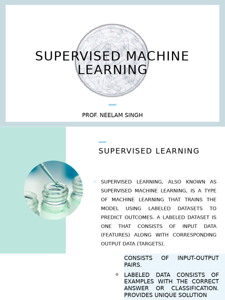 Supervised Machine Learning | PDF | Support Vector Machine | Cross ...