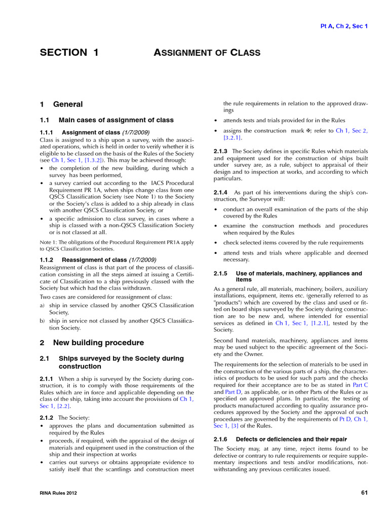 PartAChap02Sect01 To Assignment of Class | PDF | Shipping | Water Transport