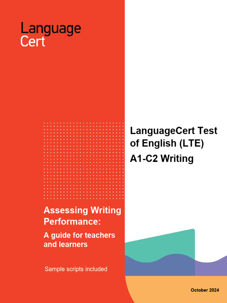 LanguageCert LTE A1-C2 Writing Guide | PDF | Human Communication ...