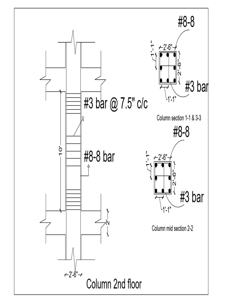Column Reinforcement Details | PDF