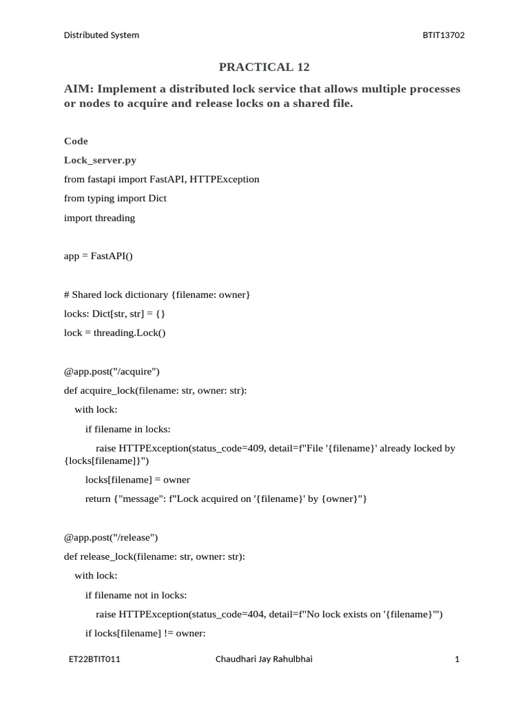 Practical 12 | PDF | Filename | Text File