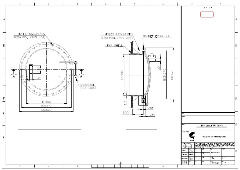 FRP Side Manhole DN500 | PDF