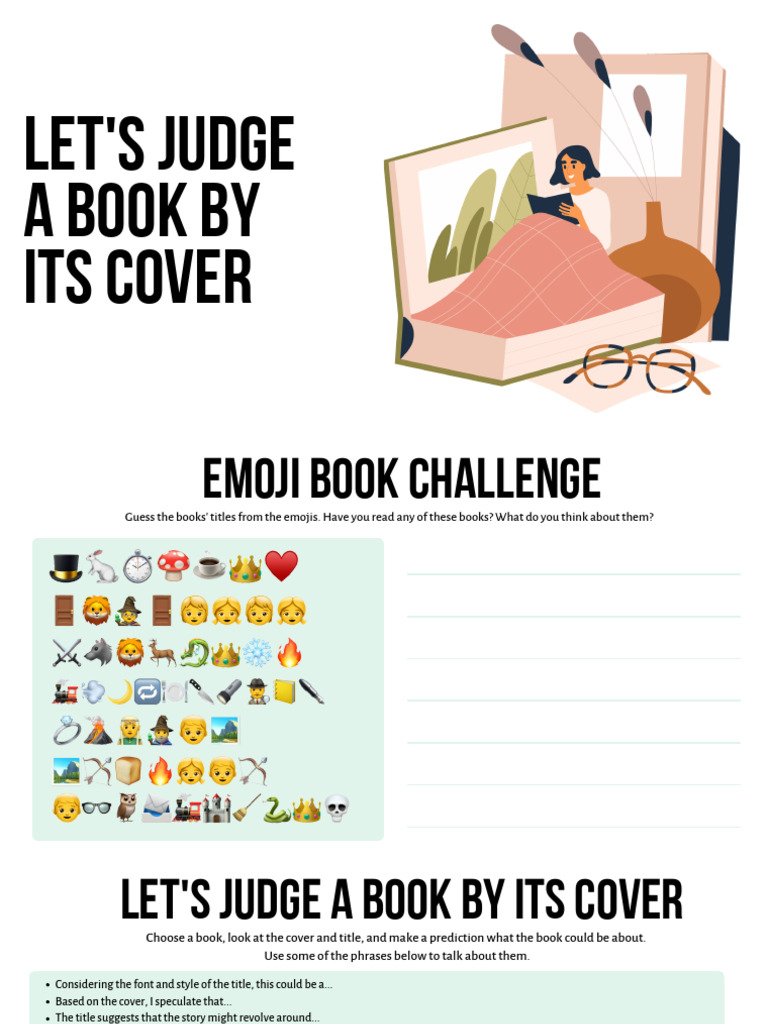 B2 Judge A Book by Its Cover SV | PDF | To Kill A Mockingbird