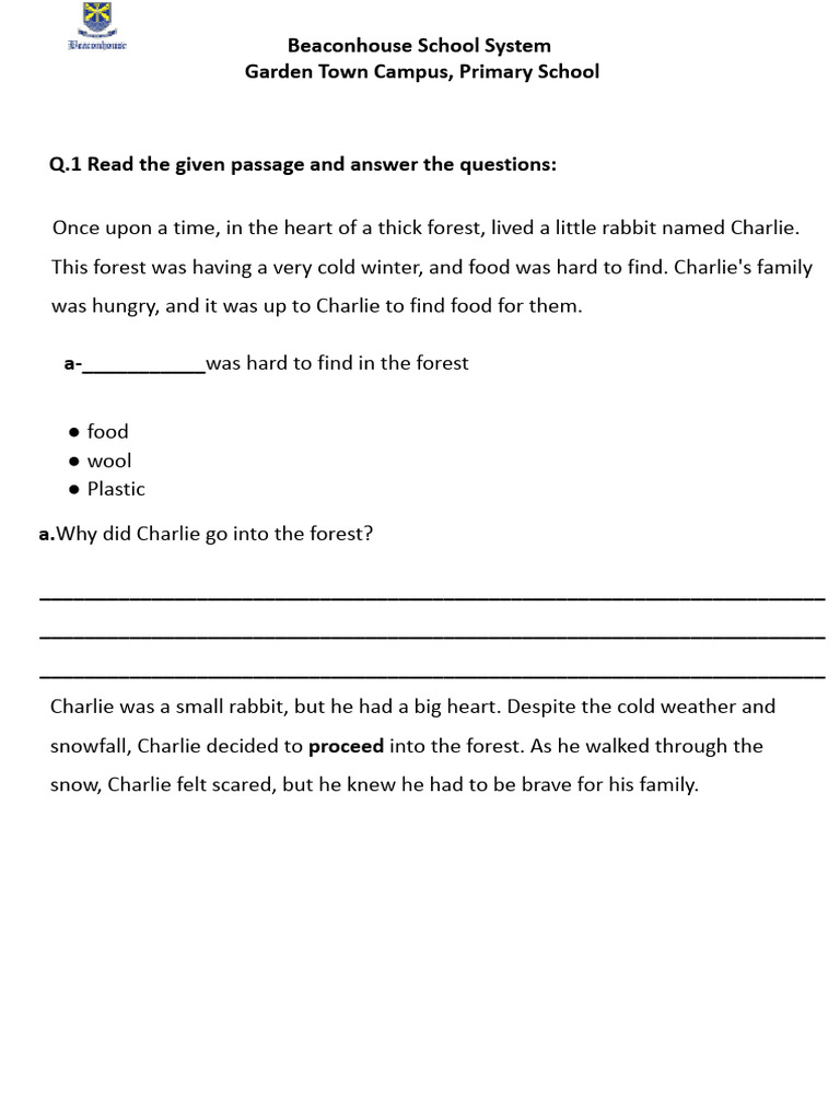 Fragmented Comprehension Practice | PDF | Scavengers | Canis