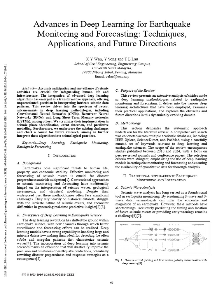Deep Learning in Earthquake Forecasting | PDF | Seismology | Earthquakes