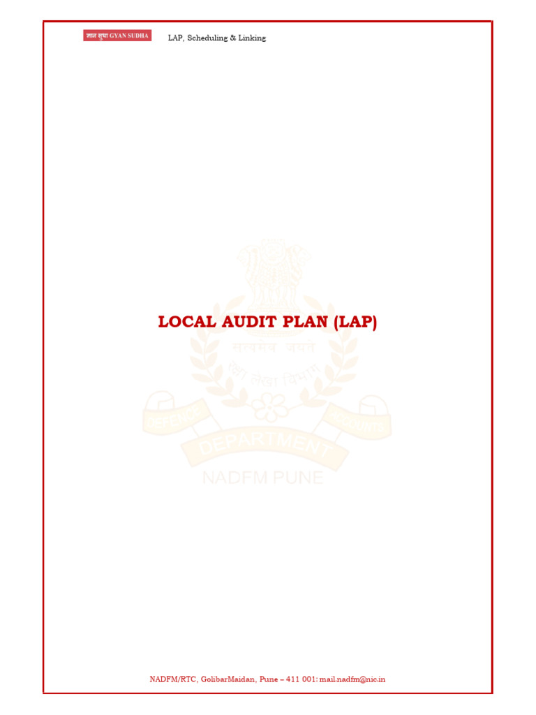 Local Audit Plan Scheduling Guide | PDF | Voucher | Audit