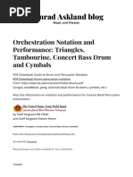 Timpani Sizes and Pitch Ranges | PDF | Drum | Pitch (Music)