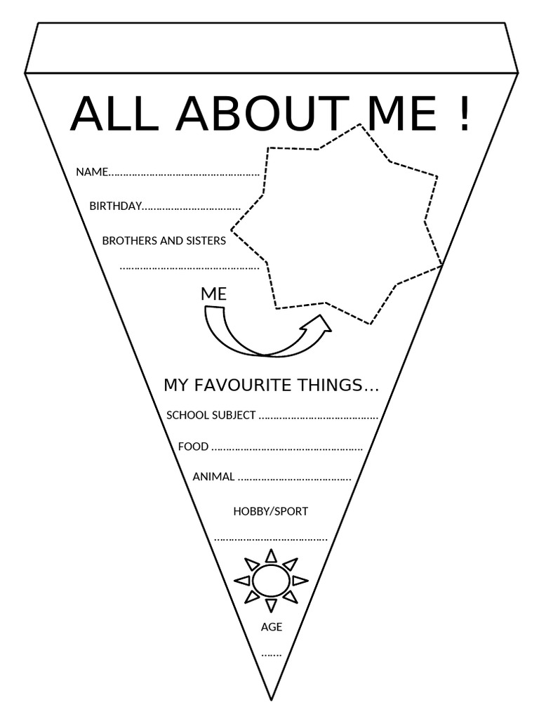All About Me Flag | PDF