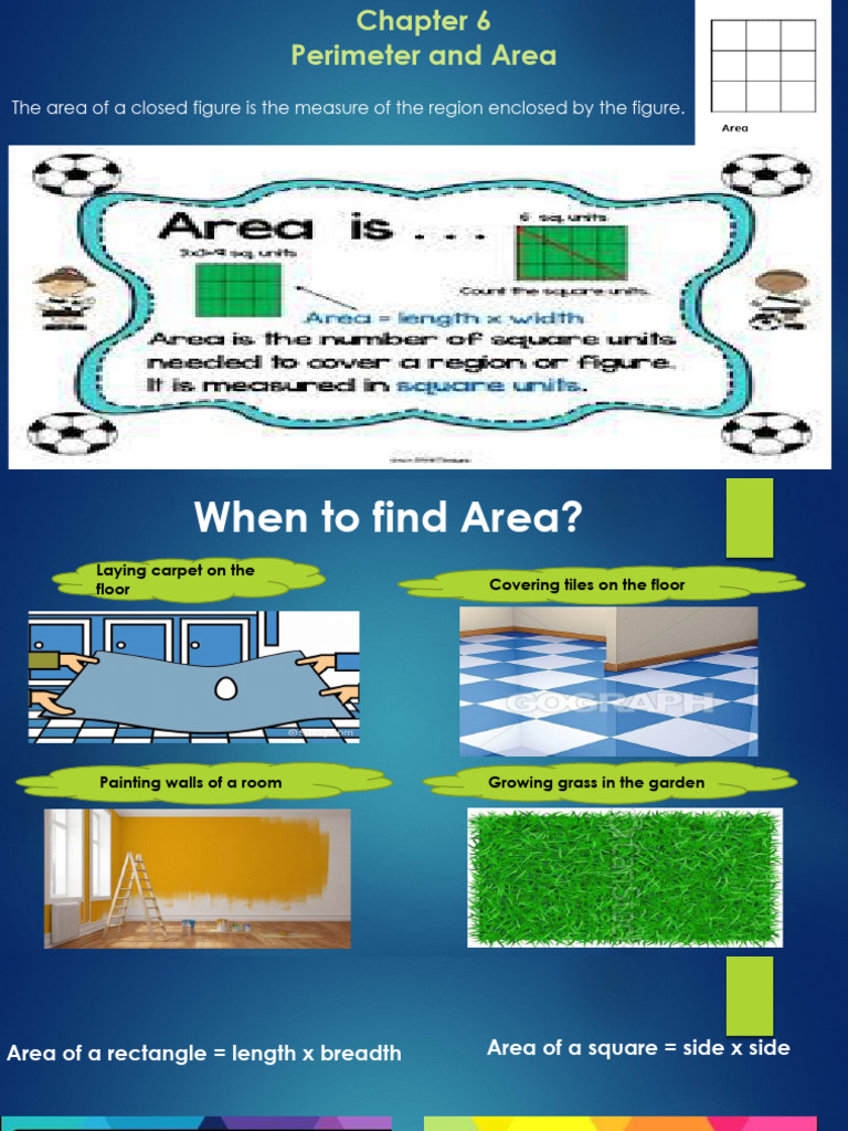 Understanding Perimeter and Area Concepts | PDF | Area | Length