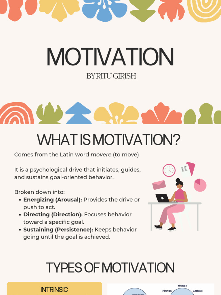 Motivation - Psychology Lecture Slides | PDF | Motivational | Motivation