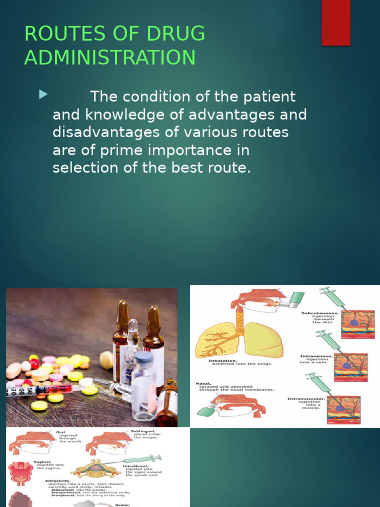 Drug Administration Routes | PDF | Injection (Medicine) | Clinical Medicine