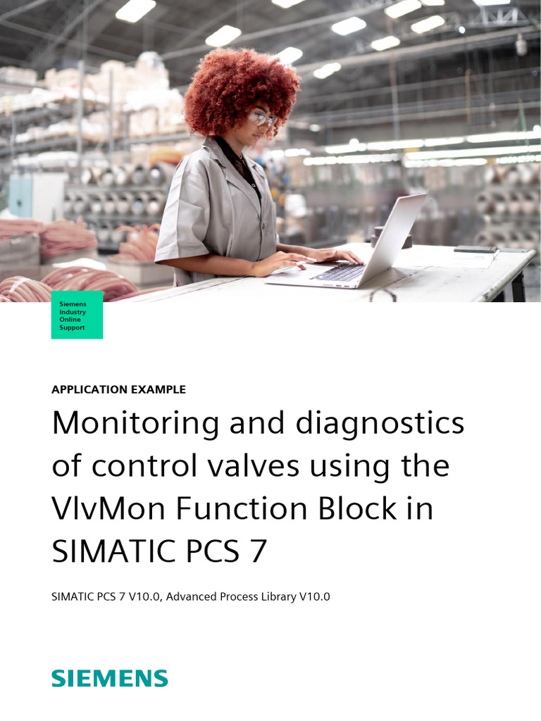 ValveMonitoring PCS 7 V100 DOC V3 0 en | PDF | Valve | Pump