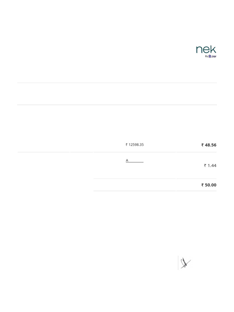 Jar Gold Retail Private Limited: Tax Invoice | PDF