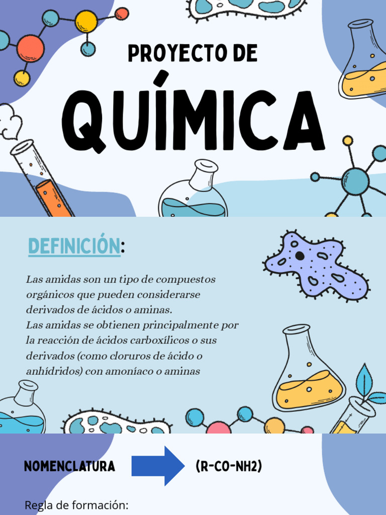 Amidas: Definición y Formación Química | PDF
