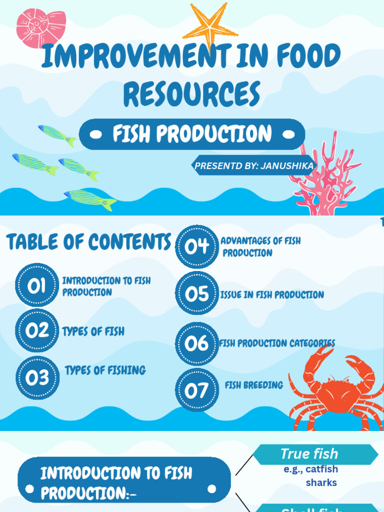 Fish Production and Marine Fisheries Guide | PDF | Fish | Fishery