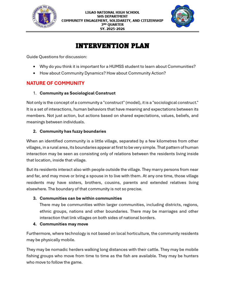 Community Engagement and Dynamics Guide | PDF | Community | Social Capital
