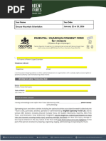 Scouts Canada Adventure Application Form | PDF