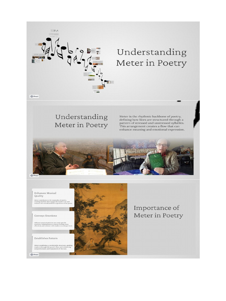 Meter in Poetry | PDF
