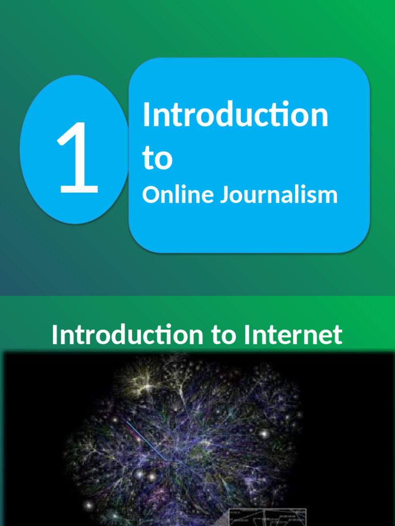 Online Journalism | PDF | Internet | World Wide Web