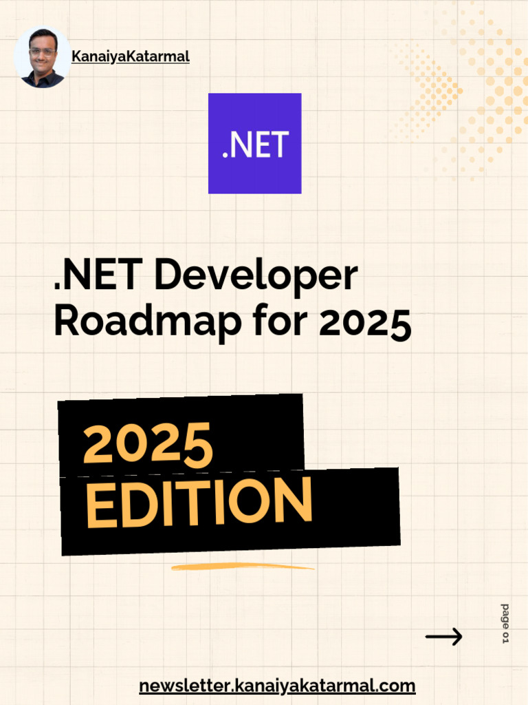 .NET Developer Roadmap 2025 Guide | PDF | Databases | Object Oriented ...