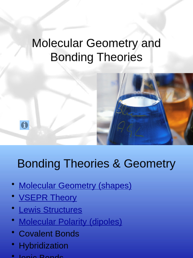 Molecular Geometry and Bonding Explained | PDF | Chemical Polarity ...