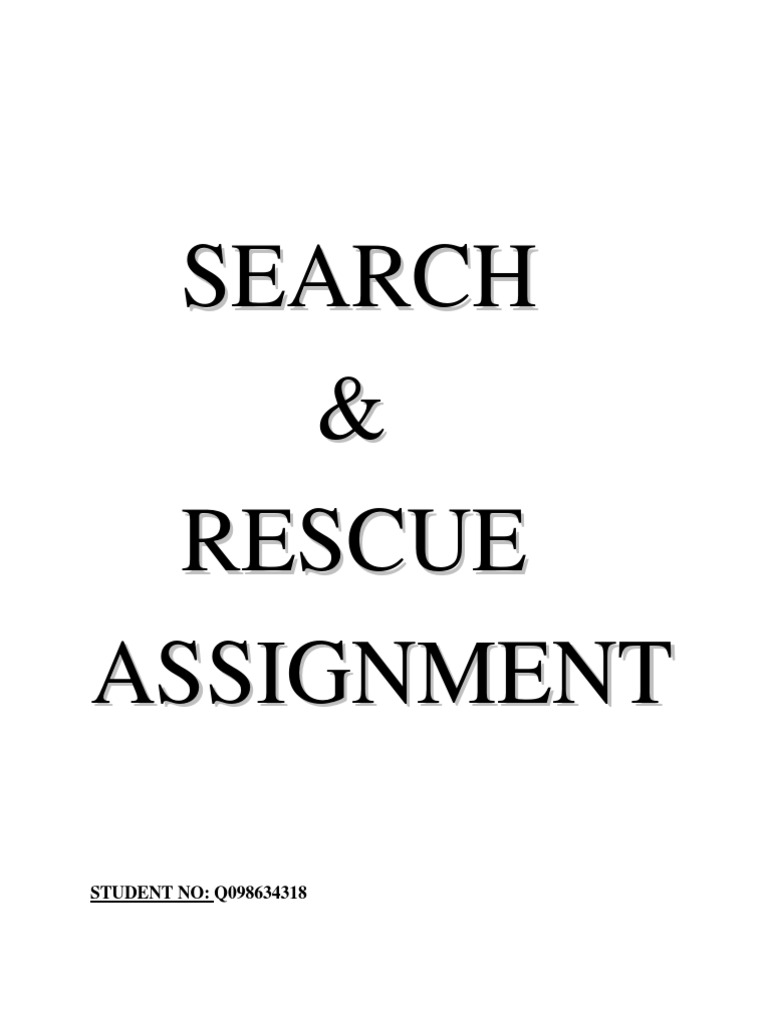 Search and Rescue | Download Free PDF | Search And Rescue