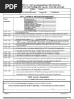 Condo Questionnaire | PDF | Freddie Mac | Condominium