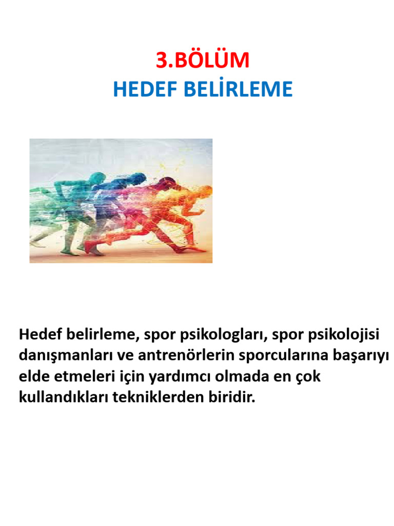 3-Hedef Belirleme | PDF