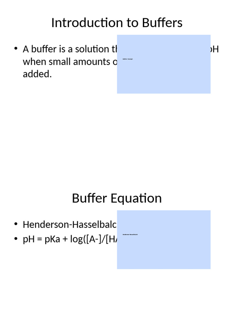 Buffer Equation and Applications-1 | PDF