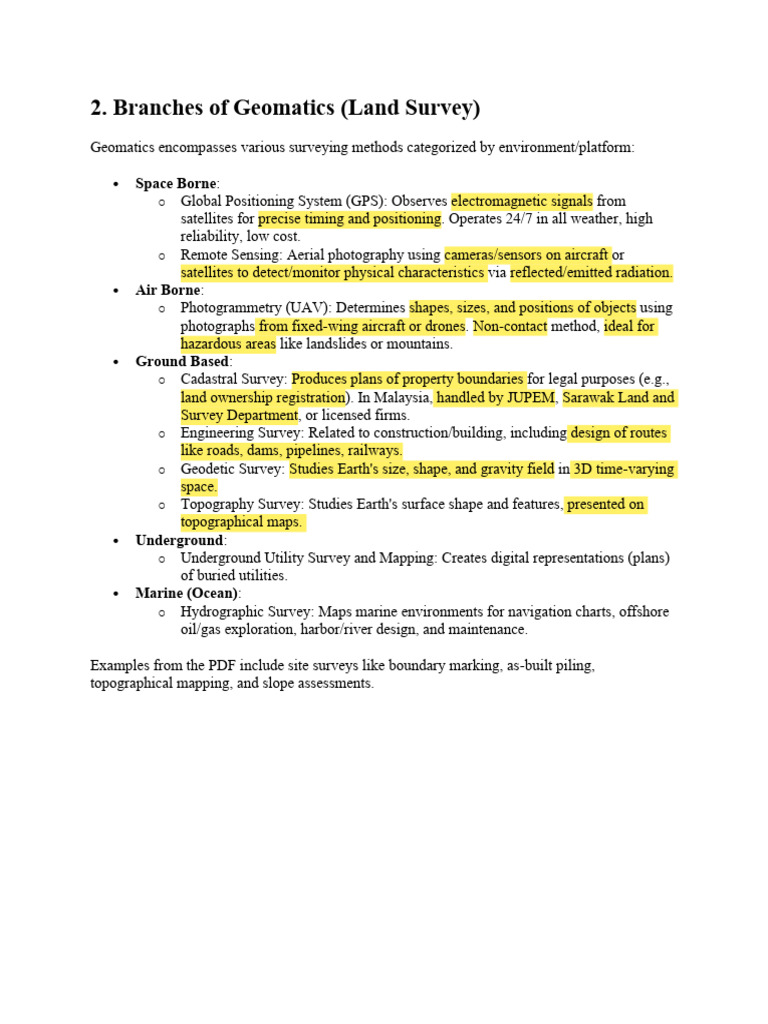 Topic 1 PT Land Surveying | PDF | Surveying | Topography