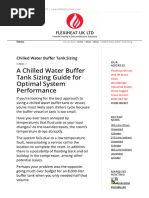 Buffer Tank Sizing for Chilled Water Systems | PDF | Mechanical ...