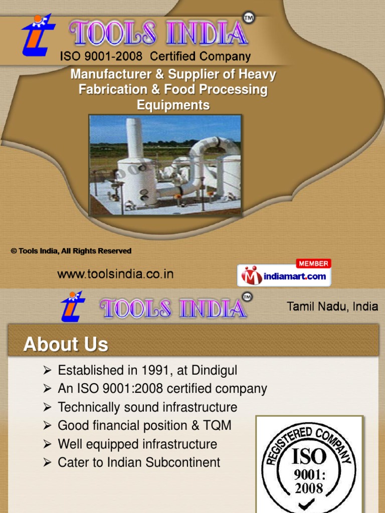 Tools India Tamil Nadu India | PDF | Economic Sectors | Engineering
