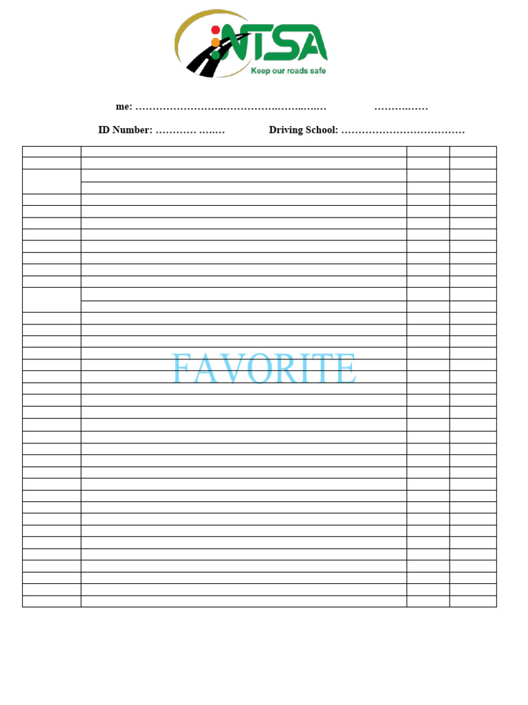 Ntsa Test Checklist. | PDF | Vehicle Technology | Vehicles