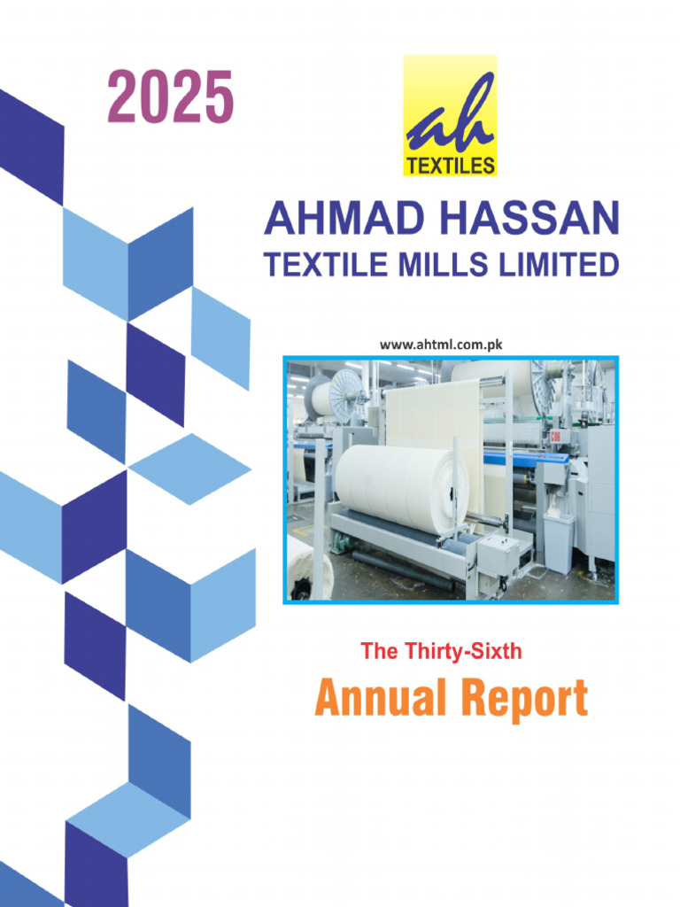 Ahmad Hassan Textile 2024 Report | PDF | Audit | Regulatory Compliance