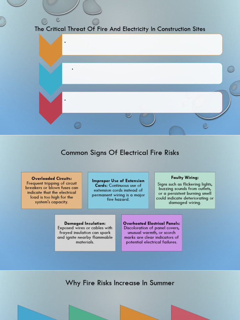 Electrical Fires in Construction Buildings | PDF | Electrical Wiring ...