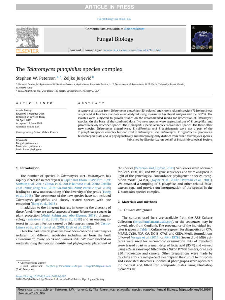 The Tala Romy Ces Pino Phil Us Species Complex | PDF | Species | Biology