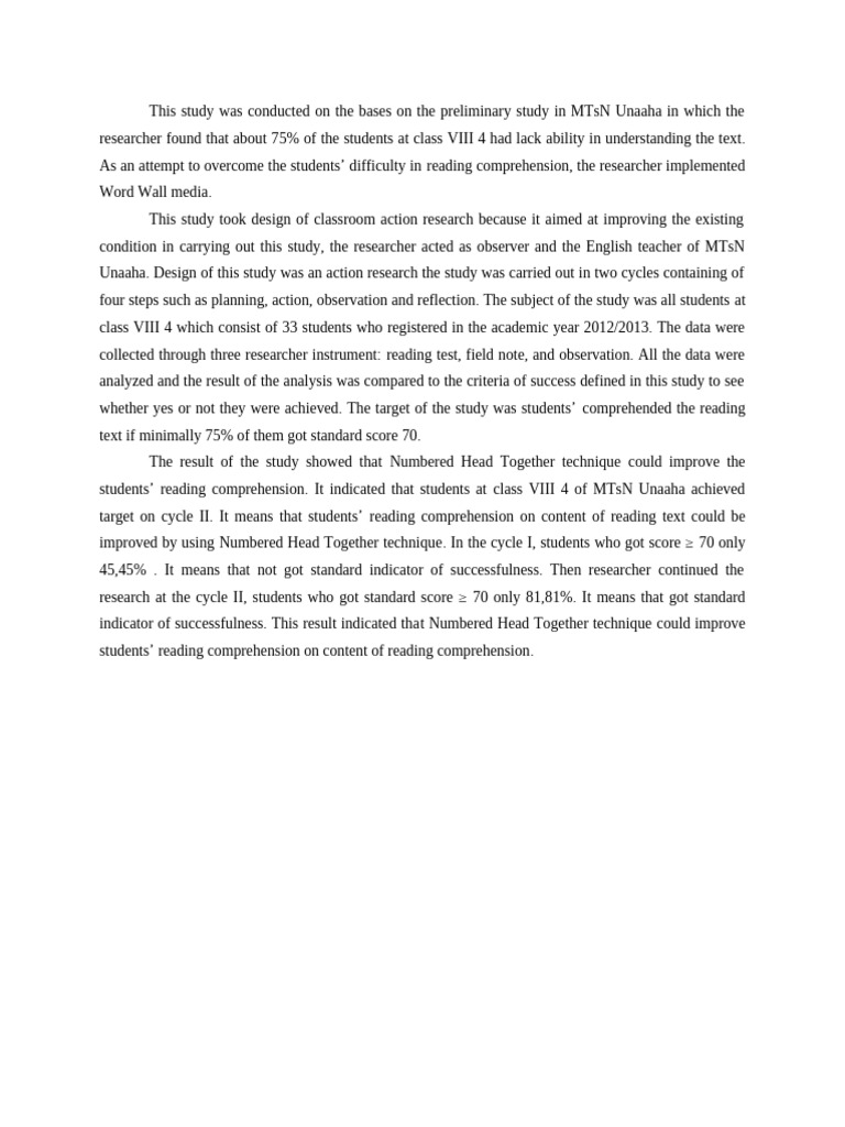 Abstrack Reading Mardiana | PDF