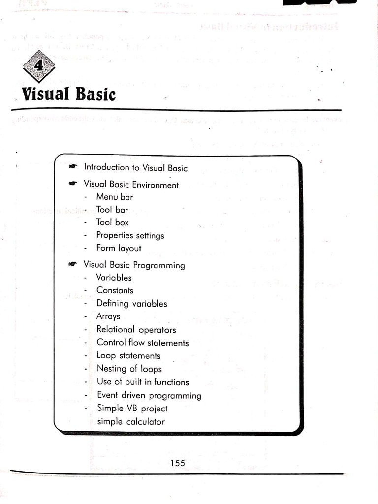 Visual Basic | PDF